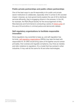 Ai - Artificial Intelligence predictions-2018-report - PWC | PDF | Internet | Computing