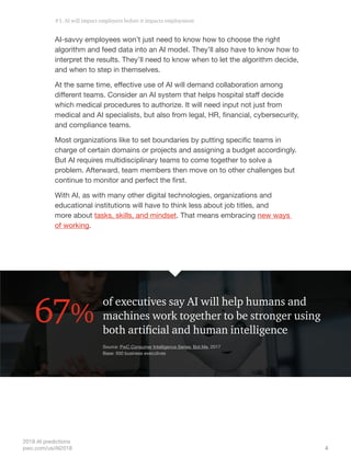 Ai - Artificial Intelligence predictions-2018-report - PWC | PDF ...