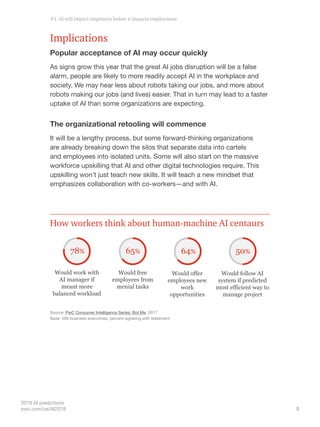 Ai - Artificial Intelligence predictions-2018-report - PWC | PDF | Internet | Computing