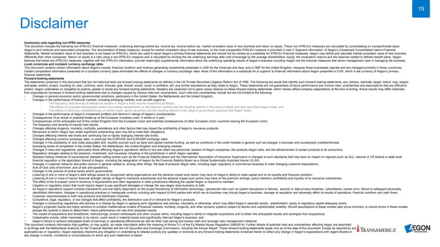 Aegon Americas: Leveraging leading positions in workplace and ...