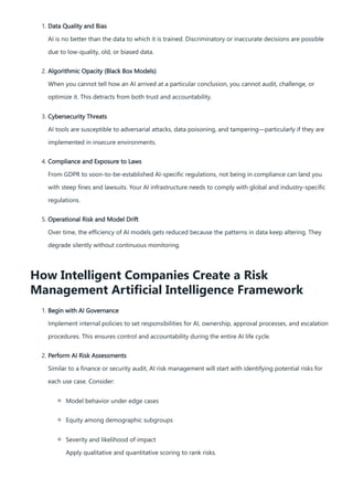 AI Risk Management: How Smart Businesses Stay Safe | PDF