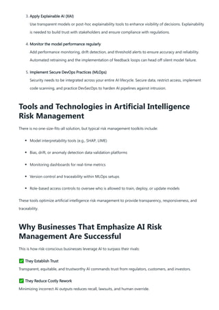 AI Risk Management: How Smart Businesses Stay Safe | PDF