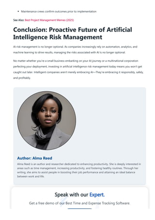 AI Risk Management: How Smart Businesses Stay Safe | PDF