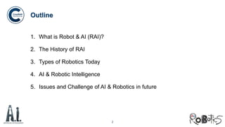 AI & robotics: Past, Present and Future | PDF