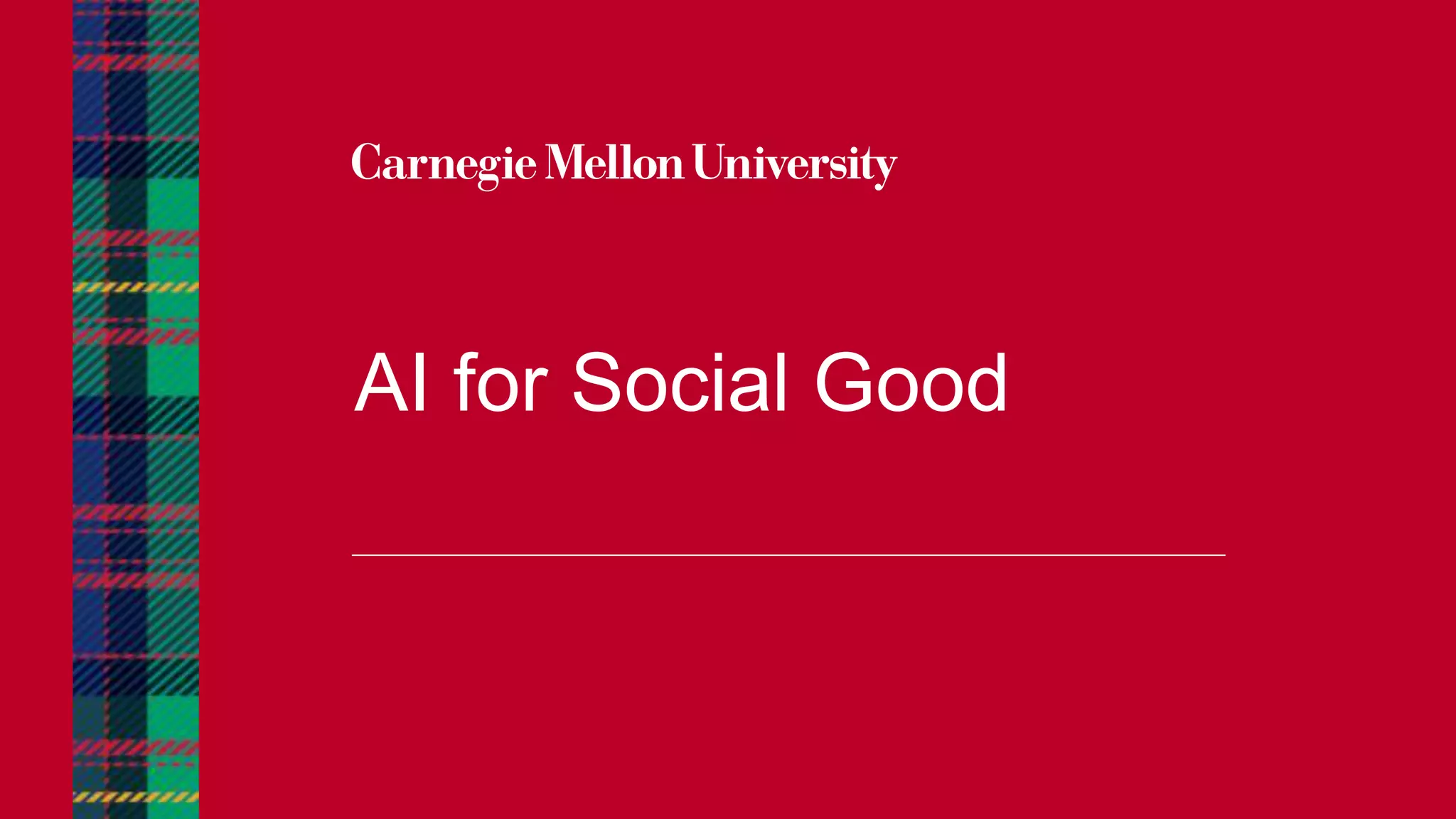 AI for Social Good | PPTX