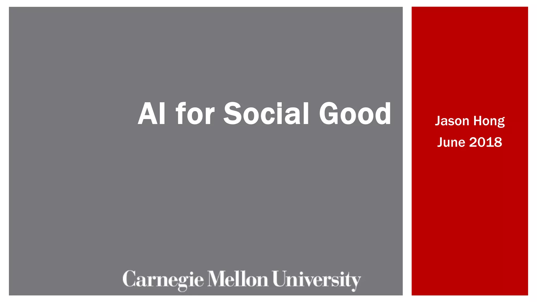 AI for Social Good | PPTX