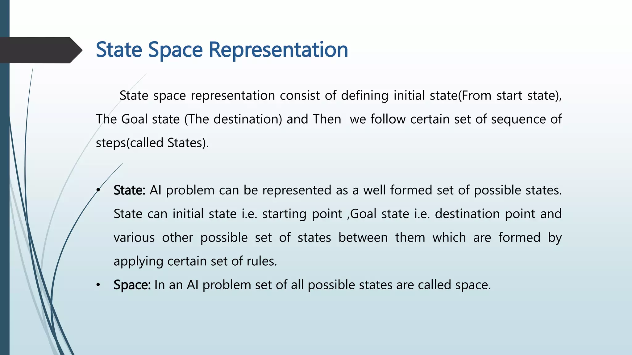 Ai State Space Representation Pptx
