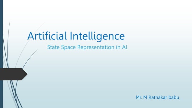 Ai State Space Representation Pptx