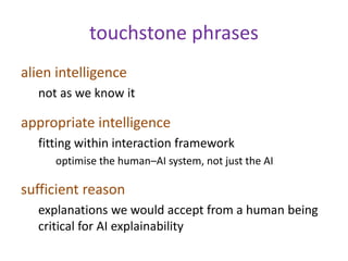 Designing User Interactions with AI: Servant, Master or Symbiosis. | PPTX
