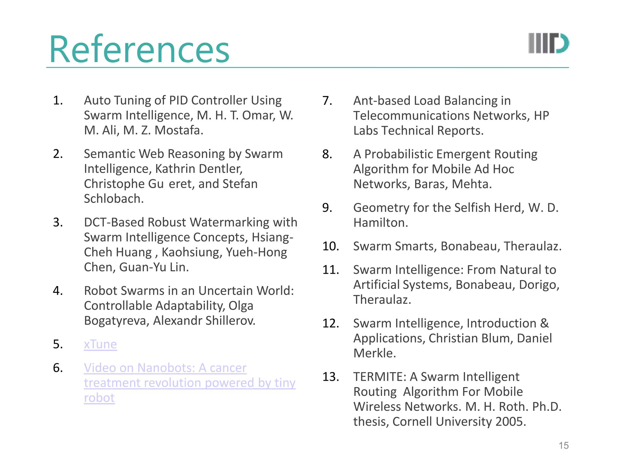 Ai swarm intelligence | PPT