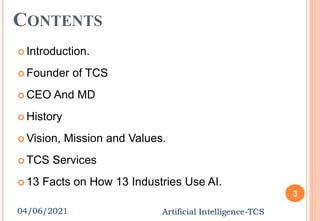 Ai tcs | PPTX