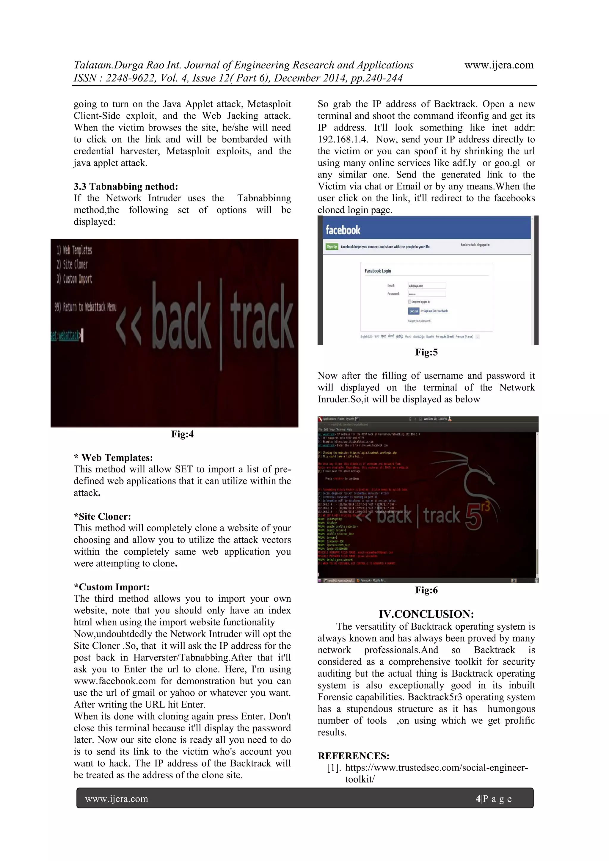 Exploring the Social Engineering Toolkit (Set) Using Backtrack 5R3 | PDF