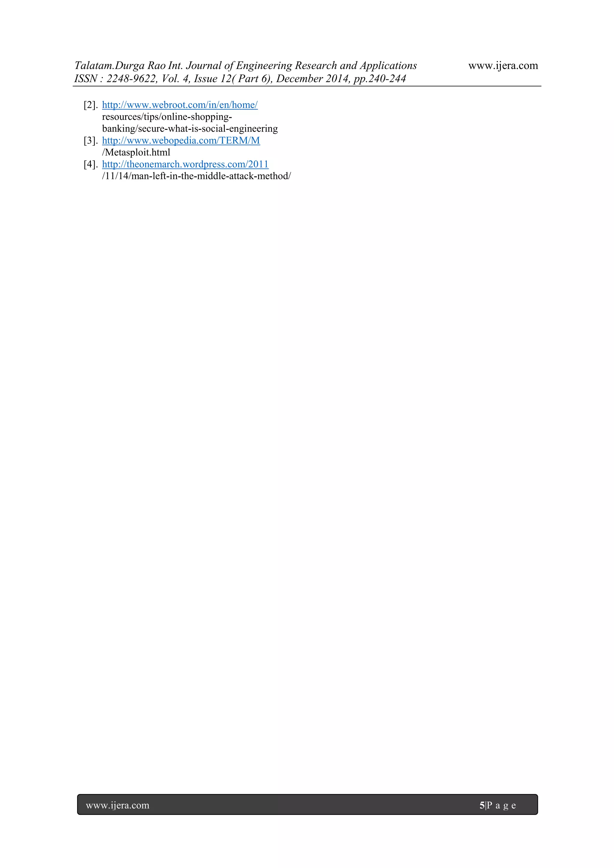 Exploring the Social Engineering Toolkit (Set) Using Backtrack 5R3 | PDF