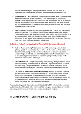 Mastering ChatGPT and Other AI’s | PDF | Screenwriting | Content Production