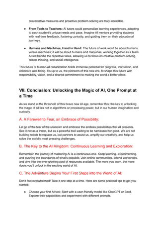 Mastering ChatGPT and Other AI’s | PDF