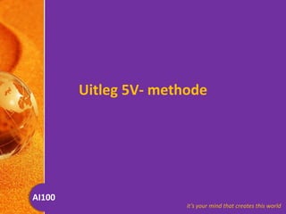 Ai100 powerpoint.5 vmethode | PPT