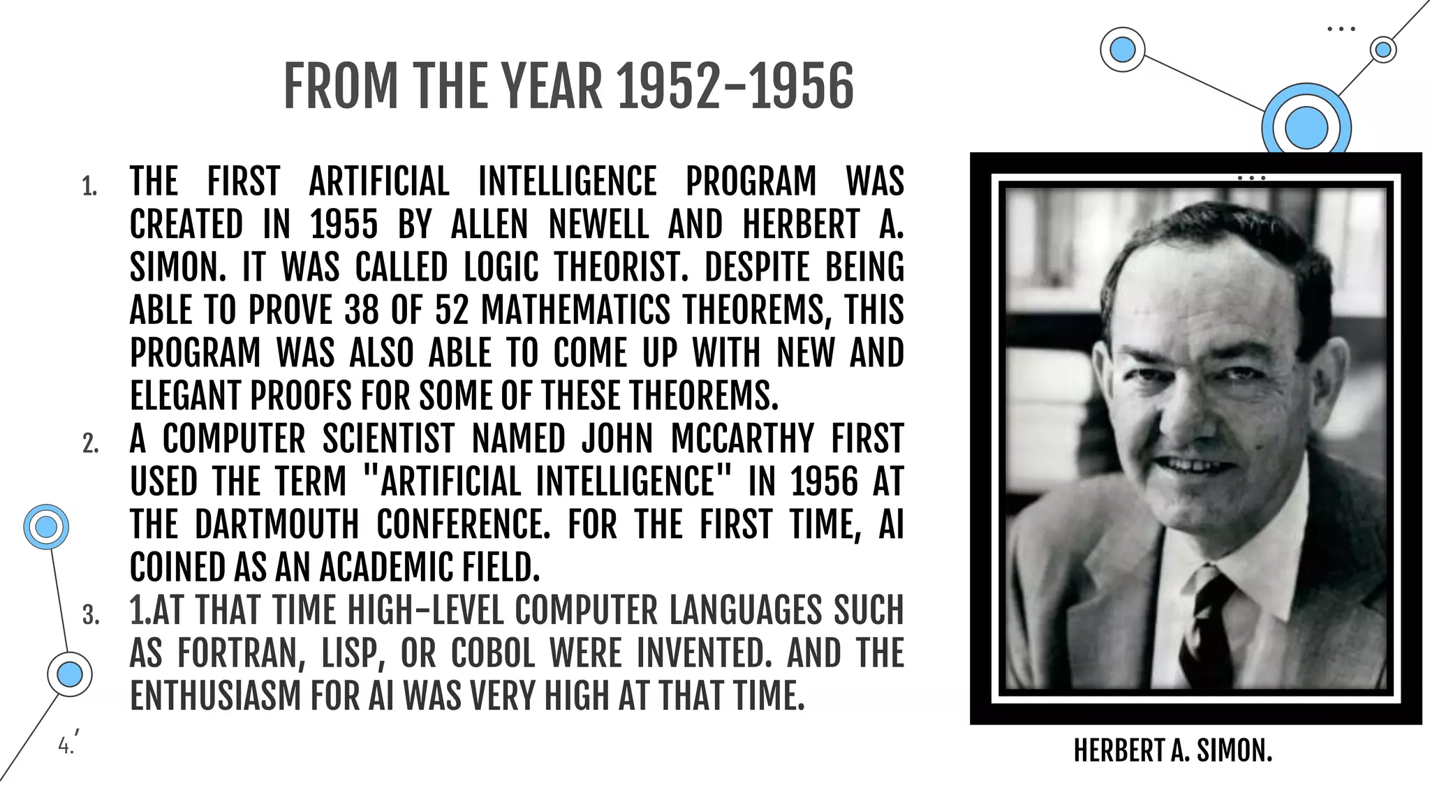 HISTORY OF ARTIFICIAL INTELLIGENCE | PPTX