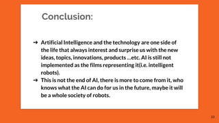 Artificial Intelligence | PPTX