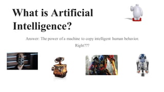ARTIFICIAL intelligence ppt | PDF