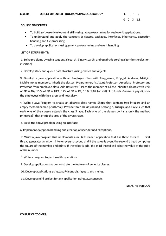 AI3021-IT in Agricultural system-syllabus.docx | Agriculture | Industries