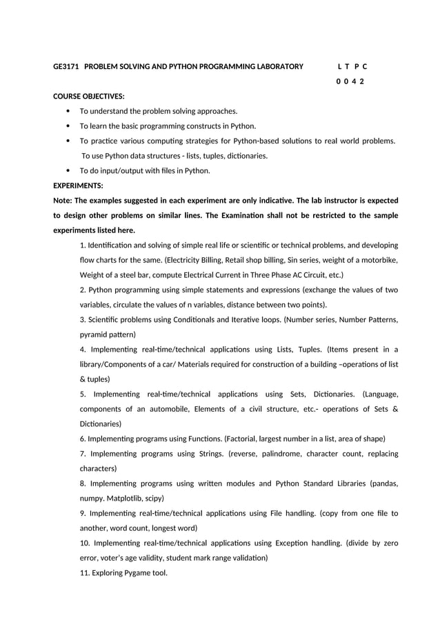 AI3021-IT in Agricultural system-syllabus.docx | Agriculture | Industries