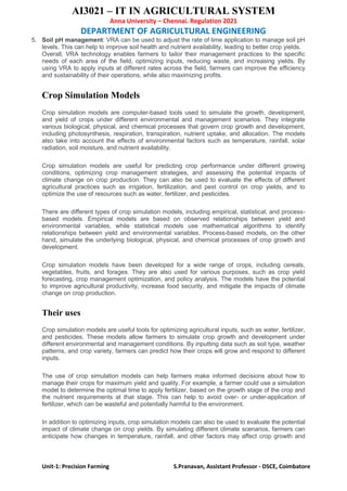 AI3021-IT IN AGRICULTURAL SYSTEM - UNIT-1-Precision Farming.pdf
