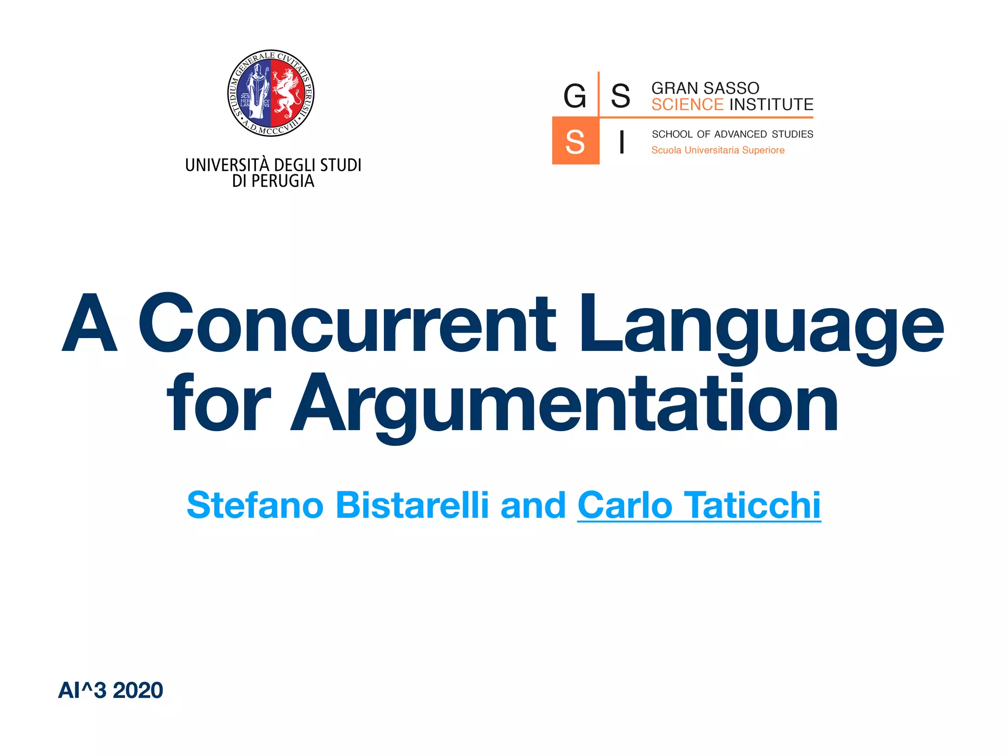 A Concurrent Language for Argumentation | PPT