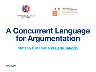 A Concurrent Language for Argumentation | PPT