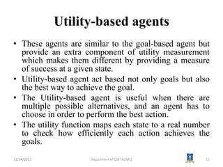 AI3391 ARTIFICIAL INTELLIGENCE Session 2 Types of Agent .pptx | Artificial Intelligence ...
