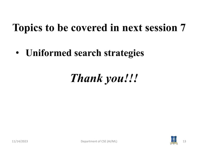 AI3391 ARTIFICIAL INTELLIGENCE Session 6 Search algorithm.pptx