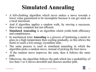 AI3391 Session 11 Hill climbing algorithm.pptx | Search | Internet