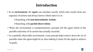 AI3391 Session 13 searching with Non-Deterministic Actions and partial ...