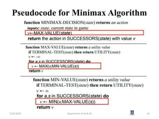 AI3391 Artificial intelligence Session 15 Min Max Algorithm.pptx
