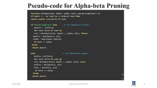 AI3391 Artificial intelligence Session 16 Alpha–Beta Pruning.pptx ...