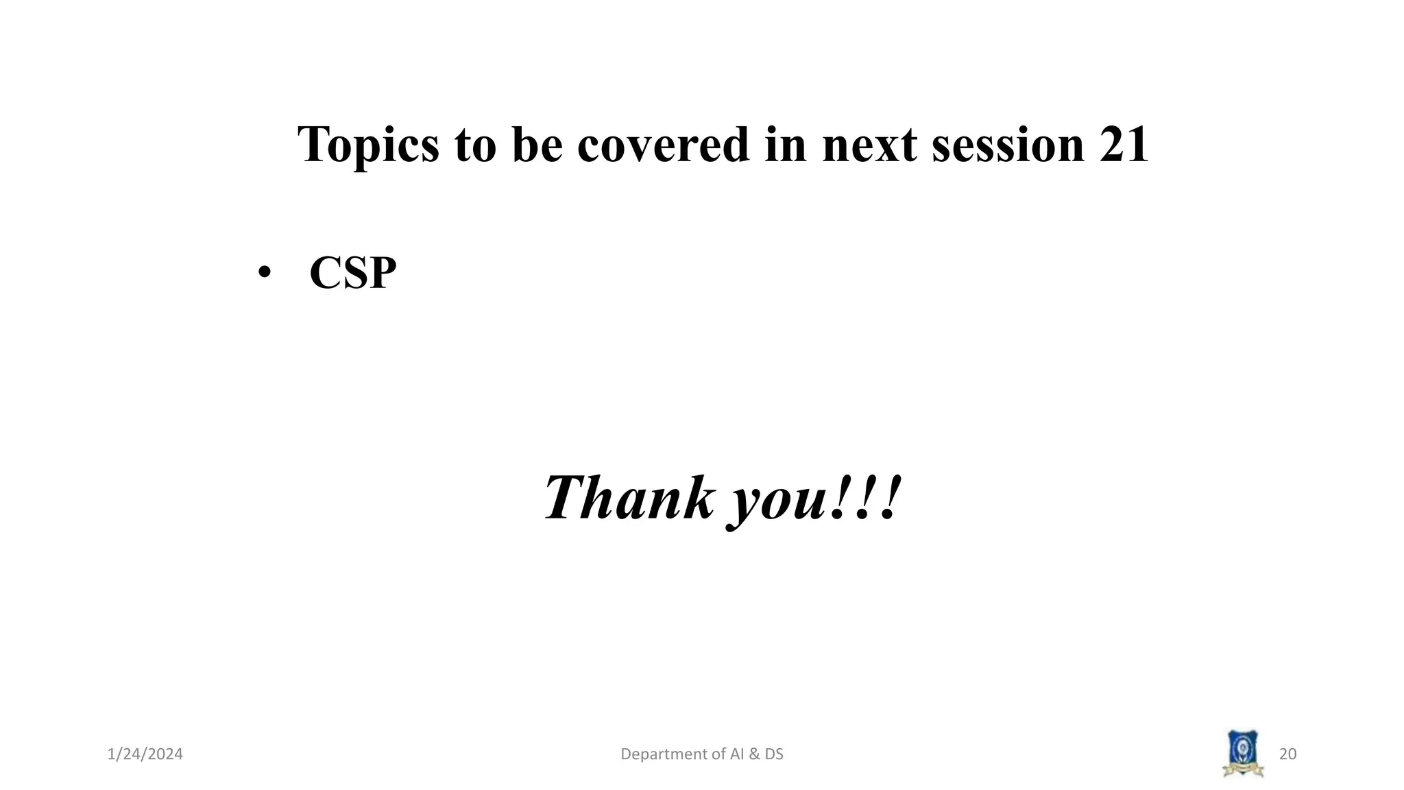 AI3391 Artificial Intelligence Session 20 partially observed games.pptx