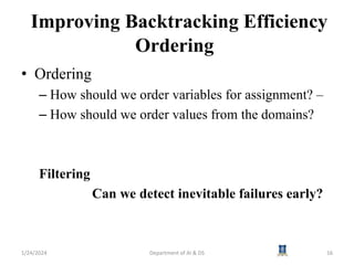 AI3391 Artificial Intelligence Session 23 Backtracking CSP's.pptx