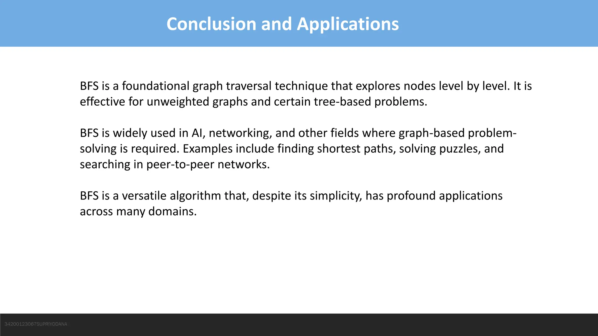 Breadth First Search . | PPT