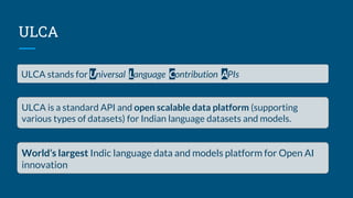 Bhashini (NLTM) Tools | PPTX | Computing | Technology & Computing