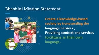 Bhashini (NLTM) Tools | PPTX | Computing | Technology & Computing