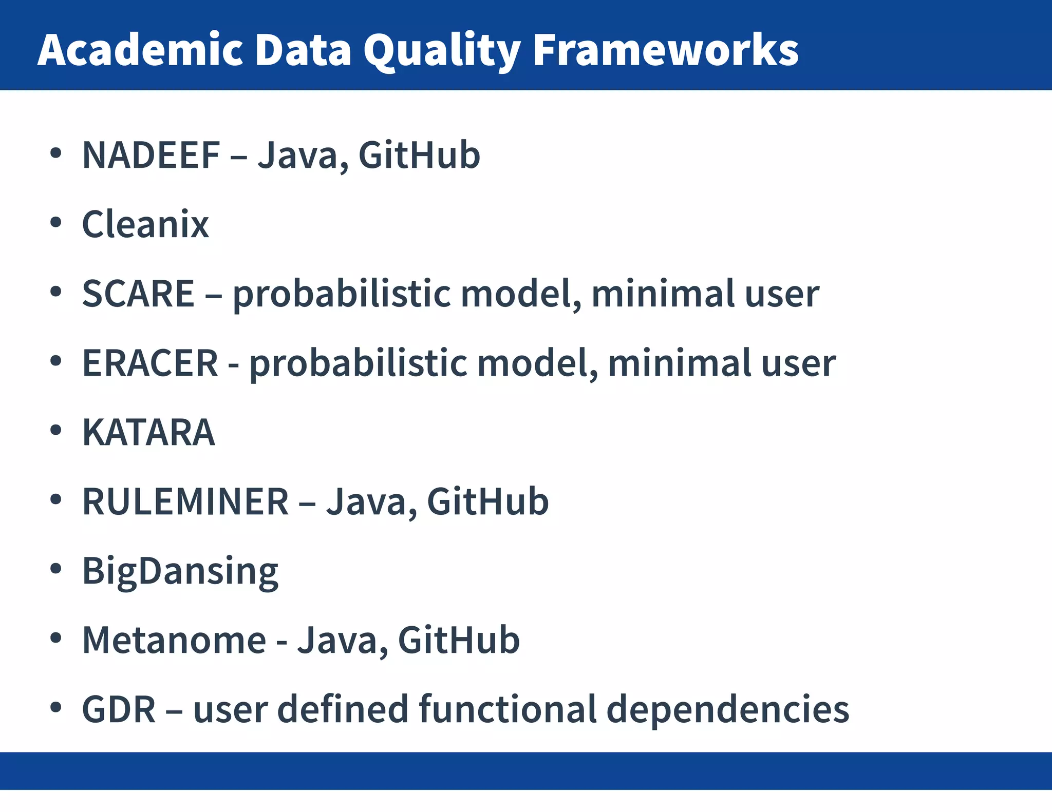 Artificial Intelligence for Data Quality | PDF