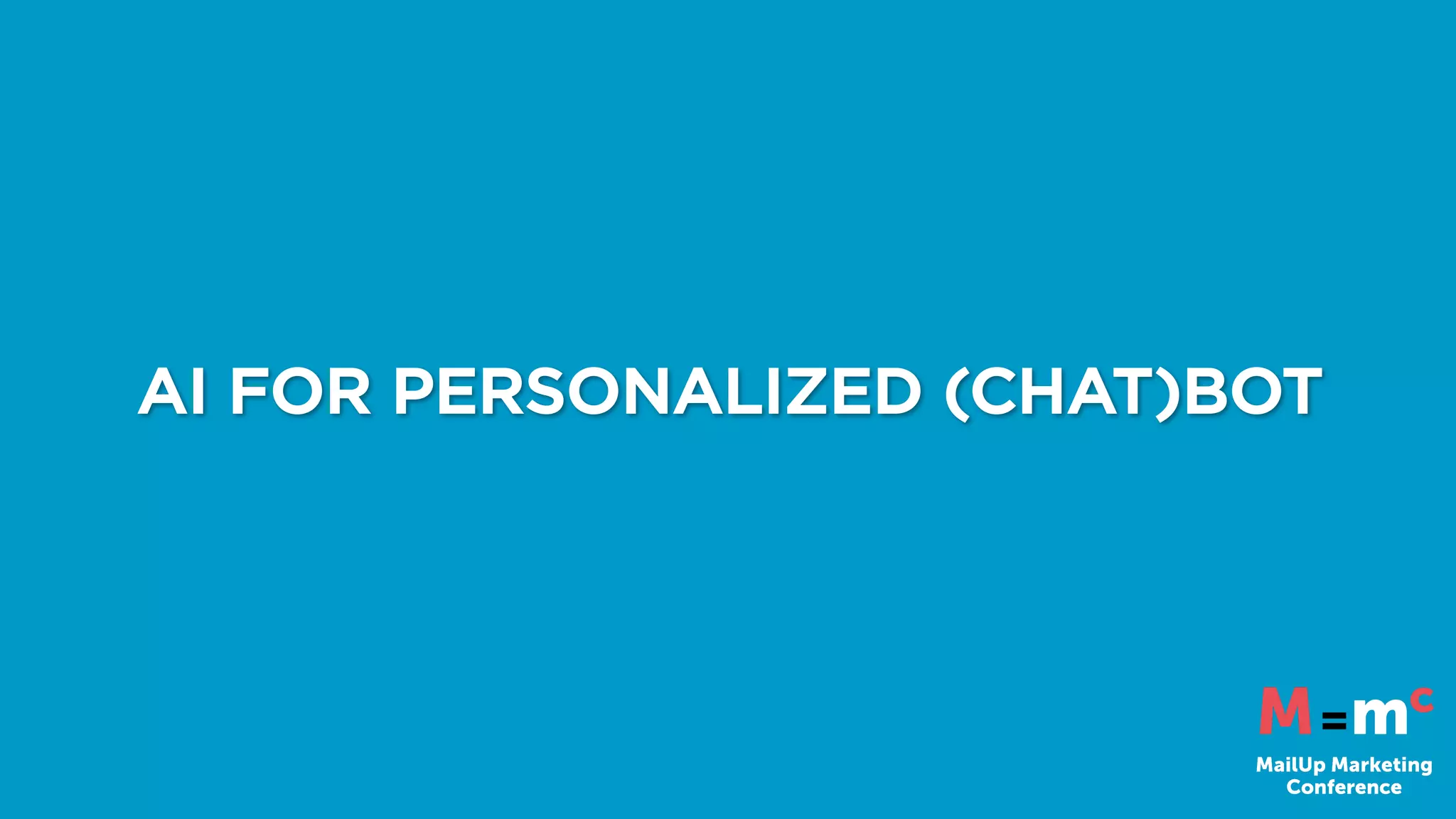 AI for Personalized Chatbot | PDF