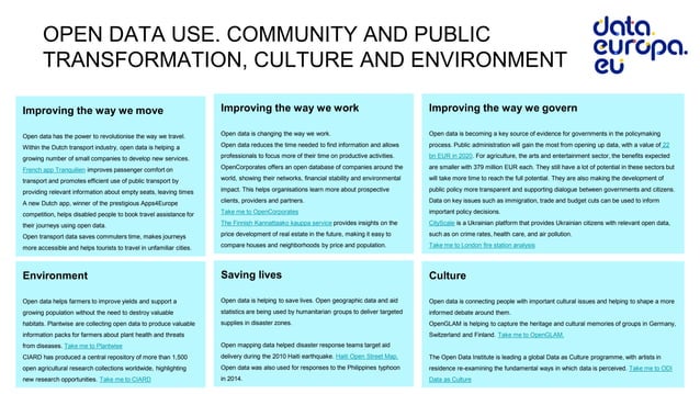 Artificial Intelligence for open data or open data for artificial intelligence? | PPT