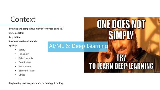 AI4SE: Challenges and opportunities in the integration of Systems ...