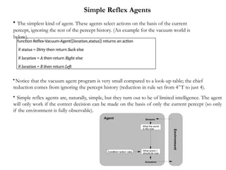 AI: Artificial Agents on the Go and its types | PPT
