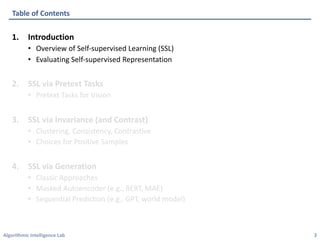 Self-supervised Learning Lecture Note | PDF