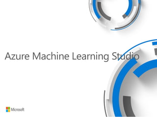 開発者のための機械学習入門：Azure Machine Learning Studioで構造化データから予測分析 | PPT