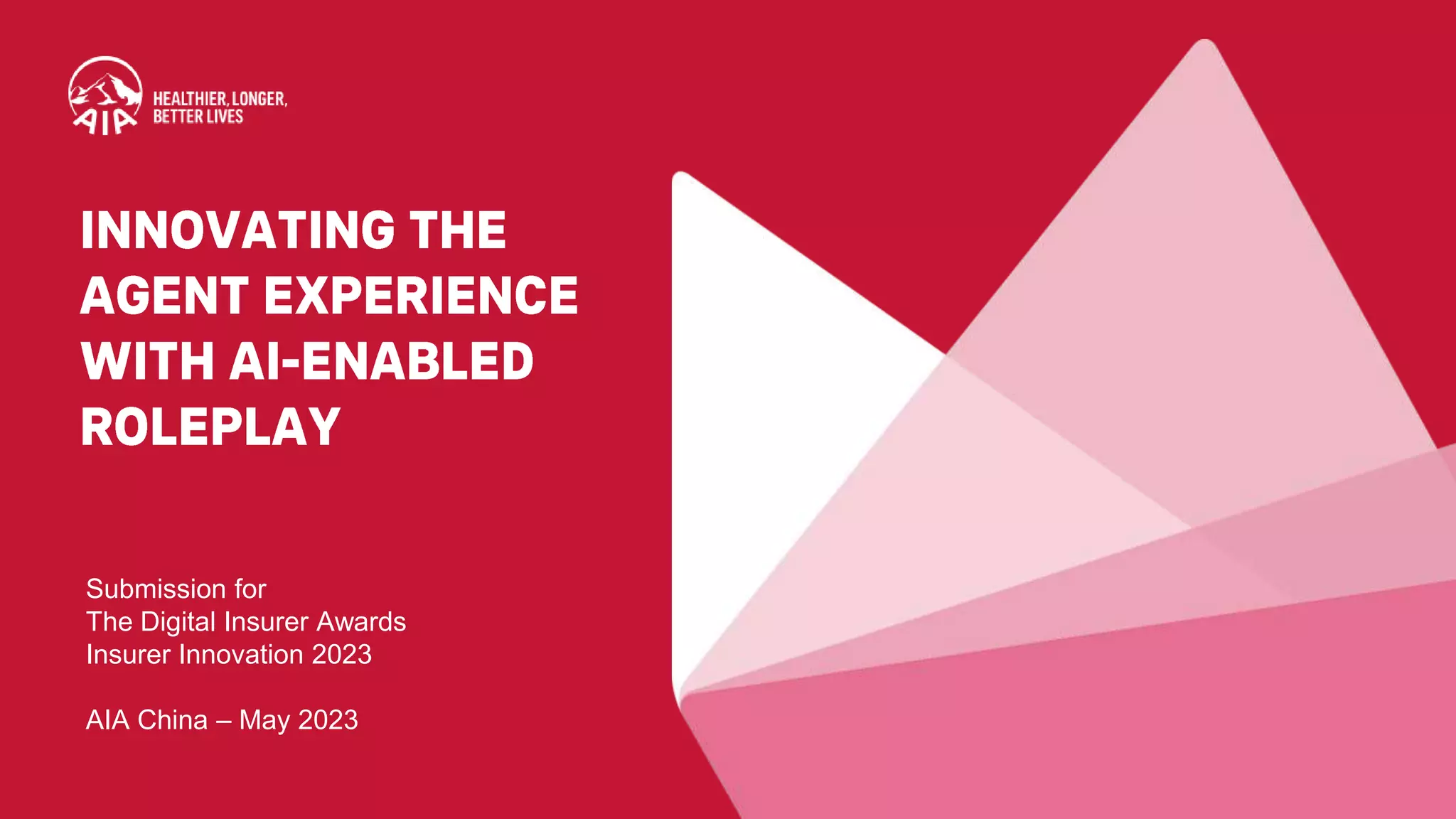 AIA – Insurer Innovation Award 2023 | PPTX | Roleplaying Games | Games and Puzzles