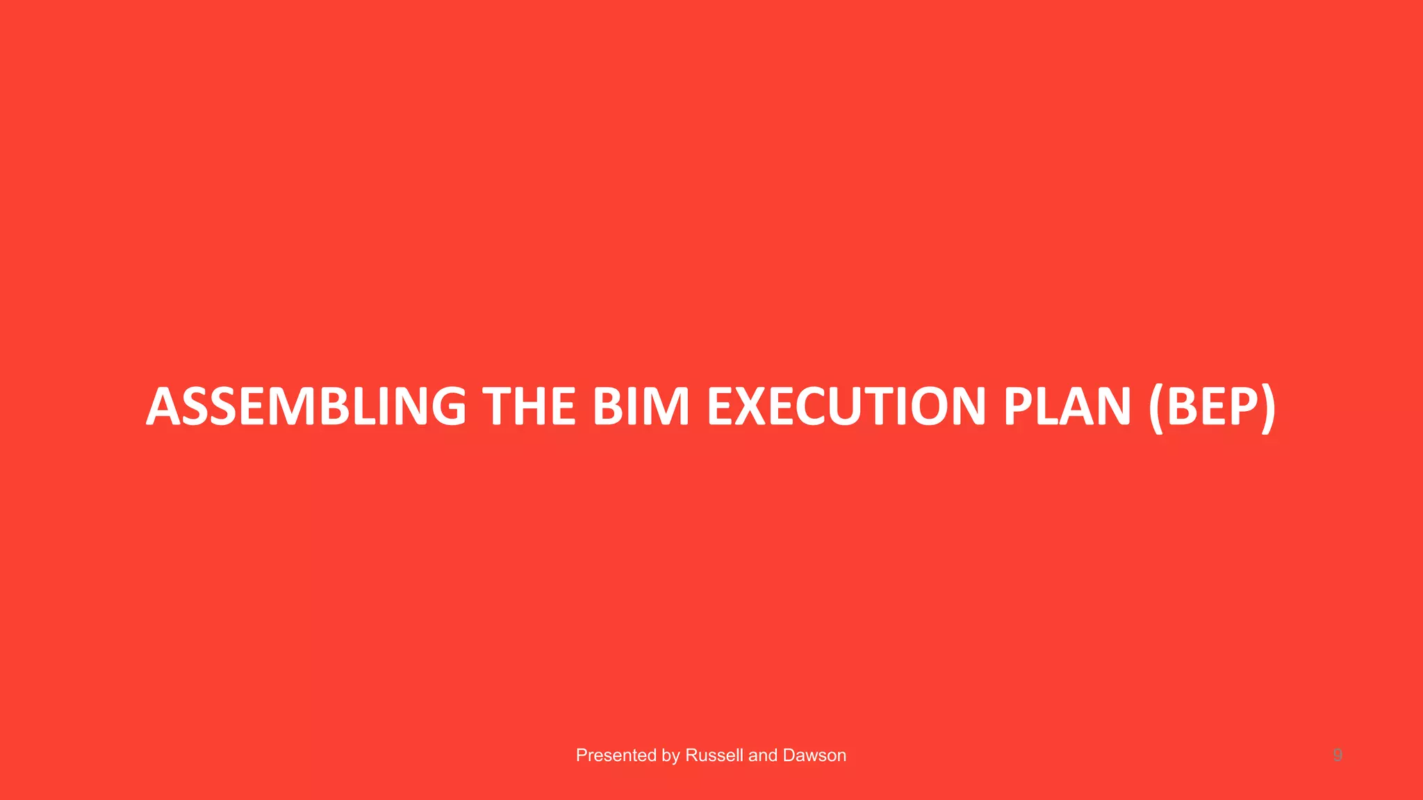 BIM Execution Plan | PPTX