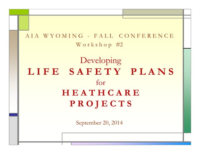 Developing Life Safety Plans for Health Care Facilities | PDF ...