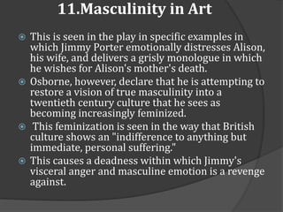 Themes in John Osborne's, ''Look Back In Anger'' | PPTX